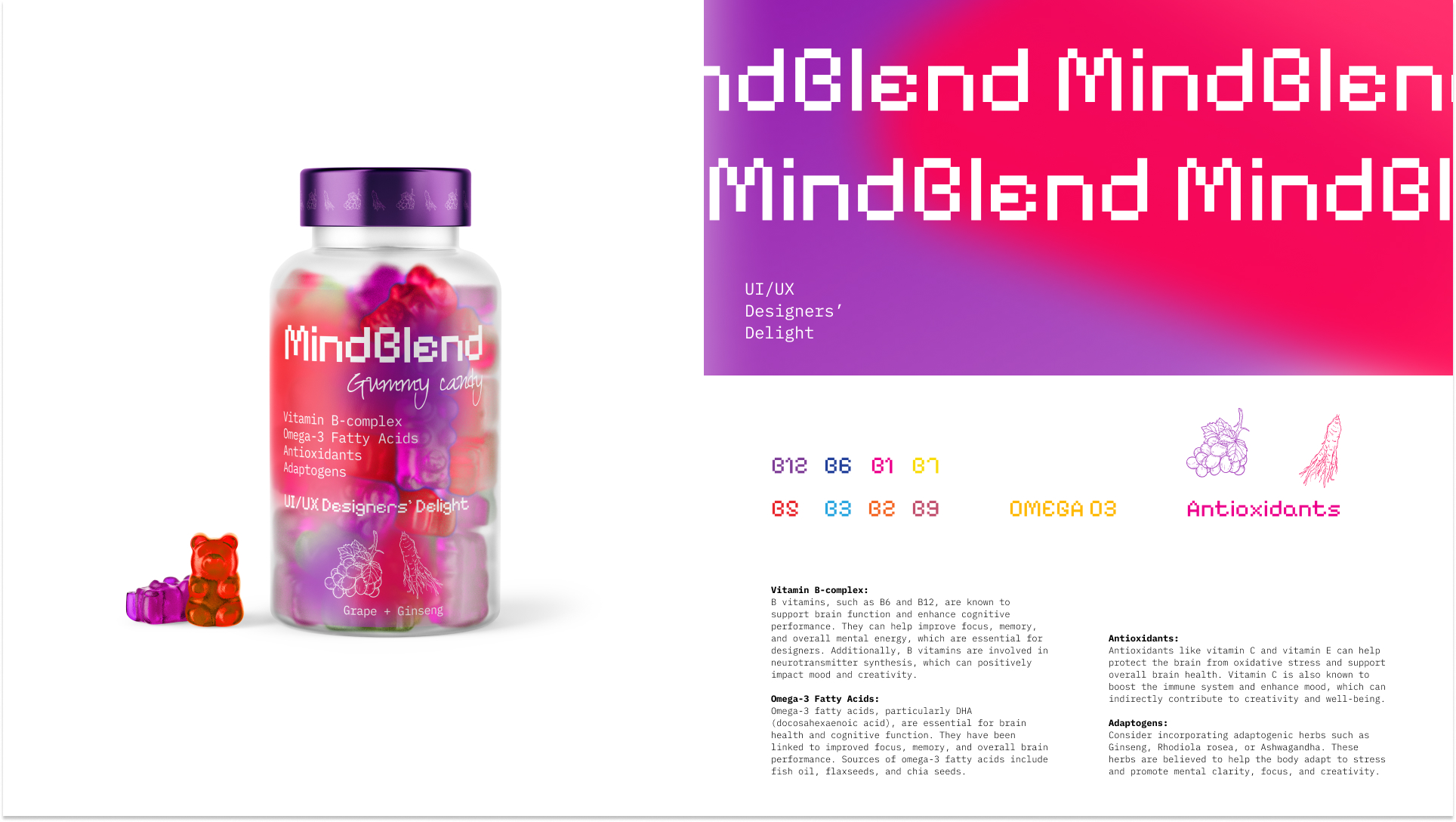 MindBlend Packaging Design